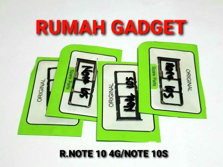 SIMTRAY REDMI NOTE 10 4G/NOTE 10S SIMLOCK TEMPAT KARTU SIM | Lazada ...