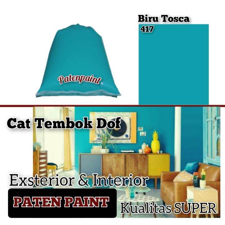 CAT TEMBOK KILOAN 1 KG / CAT TEMBOK BIRU TOSCA / CAT RUMAH 1 KG PALING MURAH / CAT TEMBOK CERAH ...