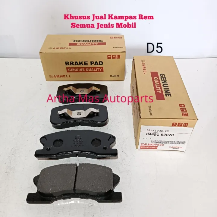 KAMPAS REM DEPAN AYLA MATIC AGYA MATIC. BRAKE PAD AYLA MATIC AGYA MATIC ...