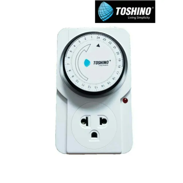 TOSHINO TIMER ปลั๊ก นาฬิกาตั้งเวลา รุ่น TS-MT3 แบบ 24 ชั่วโมง | Lazada.co.th