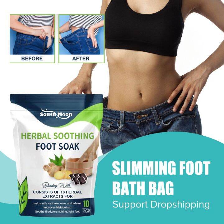 South Moon Herbal Soothing Foot Soak Herbal Leg Slimming Foot Bath ...