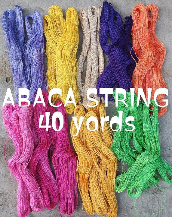 ABACA STRING OR COREO ABACA LETING (40yards) | Lazada PH