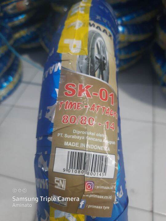 BAN LUAR PRIMAX BAN PRIMAX SK-01 RING 14 UKURAN 80/80 atau 275UNTUK ...