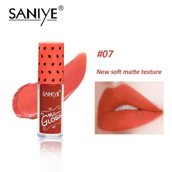 SANIYE Long lasting Matte Mousse Lip Gloss L1152-7 | Lazada Indonesia