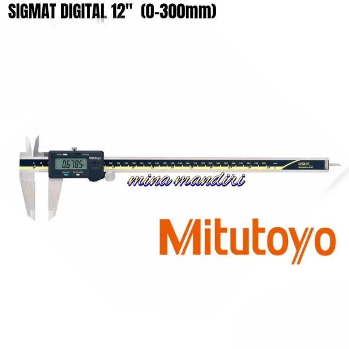 Vernier Caliper Mitutoyo 300mm Sigmat Digital 12" Mitutoyo Baru | Lazada Indonesia
