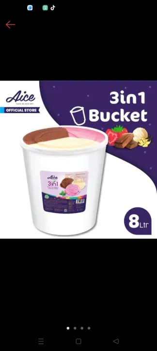 AICE ICE CREAM 8 LITER 3 RASA 1 BULKY | Lazada Indonesia