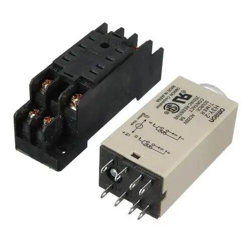 timer h3y-2 60s timer delay relay 220v 60 detik timer h3y + socket TDR | Lazada Indonesia