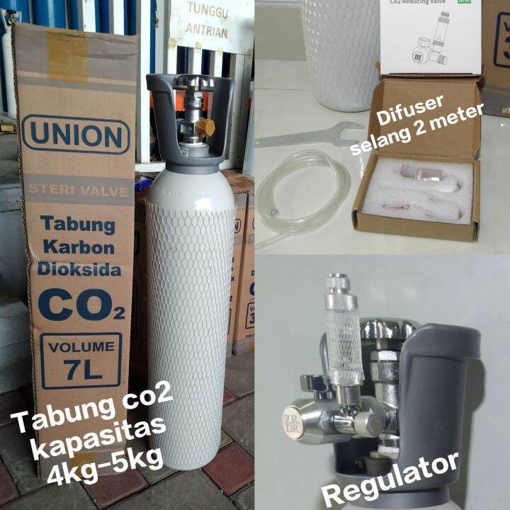 Tabung co2 aquascape kapasitas 4kg - 5kg | Lazada Indonesia