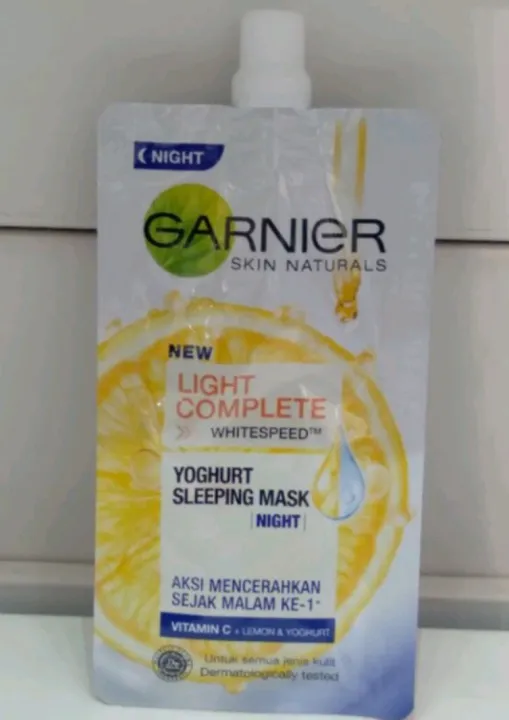 Garnier Skin Naturals Yoghurt Sleeping Mask Night Sachet | Lazada PH