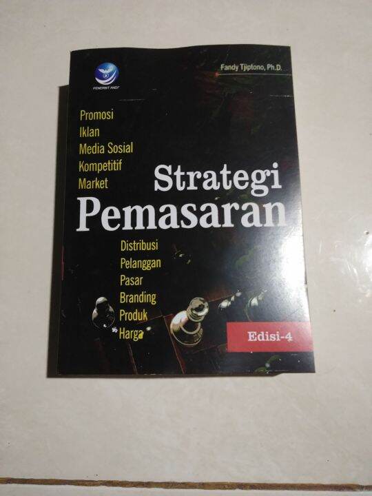 Strategi Pemasaran... edisi 4..Fandy Tjiptono | Lazada Indonesia