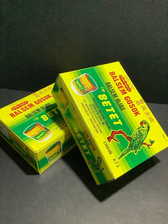 Betet*Balsem Gosok 17.5Grams Green Balm x12pcs Available For 1Box ...