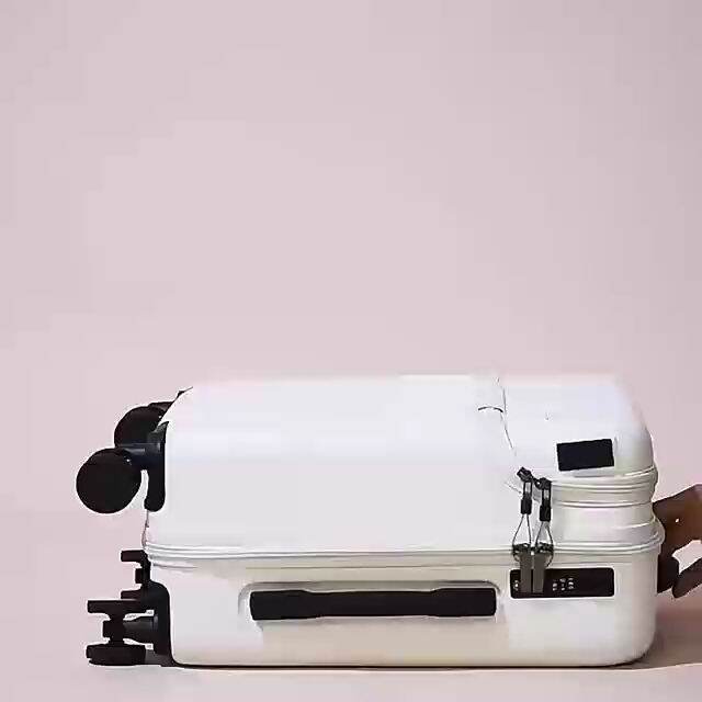 Luggage Japanese Style USB Charging Suitcase Travel Luggage Front ...