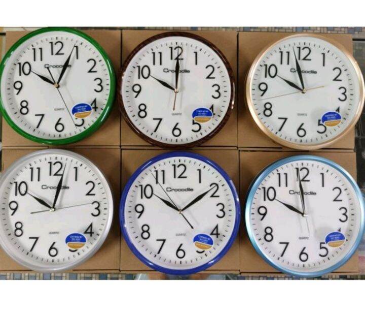 Crocodile Wall Clock CW8170 💥 100% ORIGINAL | Lazada