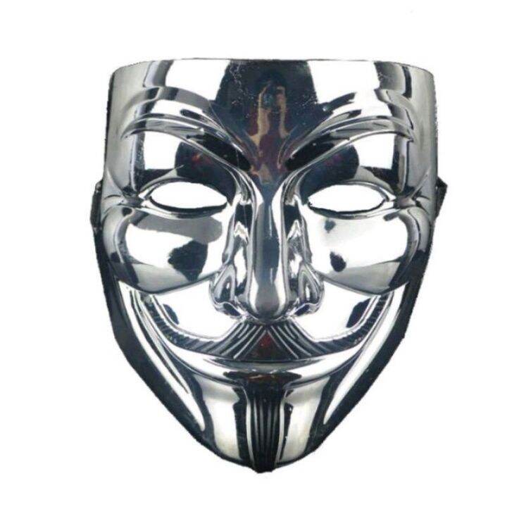topeng hacker silver | Lazada Indonesia