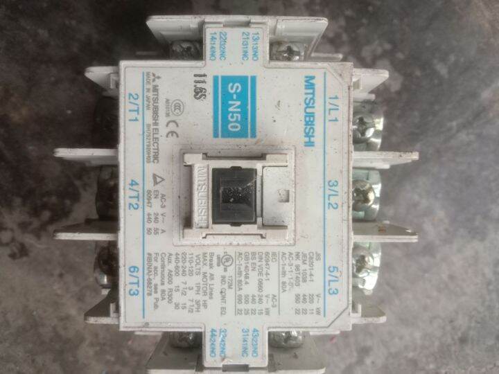 Kontaktor Mitsubishi S-N50 Magnetic Contactor SN 50 80A kontaktor bekas ...