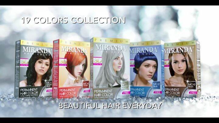 MIRANDA HAIR COLOR 3D COLOR EFFECT PREMIUM PERMANENT PROXIDE 30ML ...