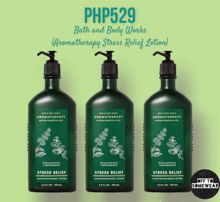 Original Bath And Body Works Aromatherapy Stress Relief Lazada Ph