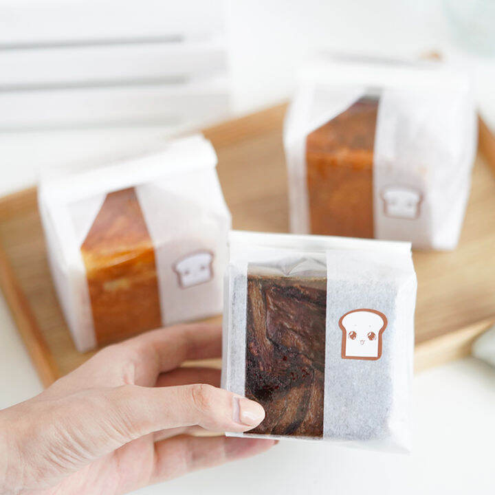 Disposable Edible Rubik's Cube Toast Bag Oil-Proof Baking Bread ...