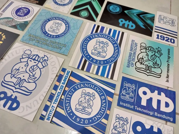 Stiker ITB Paket Vinyl Decals Institut Teknologi Bandung | Lazada Indonesia