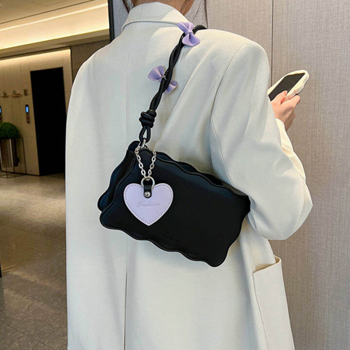 Yidea Hongkong】กระเป๋าถือแฟชั่นสำหรับผู้หญิงเทรนด์น่ารักมีโบว์กระเป๋า ...