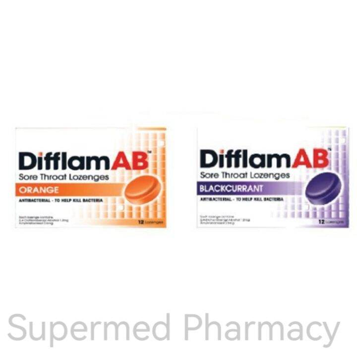 Difflam AB Sore Throat Lozenges 12's | Lazada