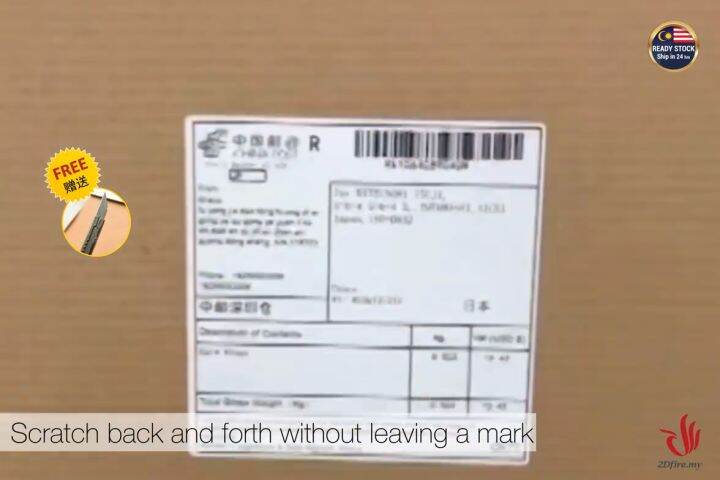 3-Proof Thermal Label Paper Roll Airway Bill Courier Barcode Sticker ...