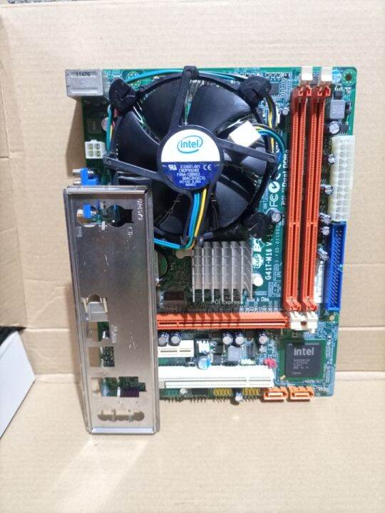 Motherboard G41 Processor Dual Core Plus Fan | Lazada Indonesia