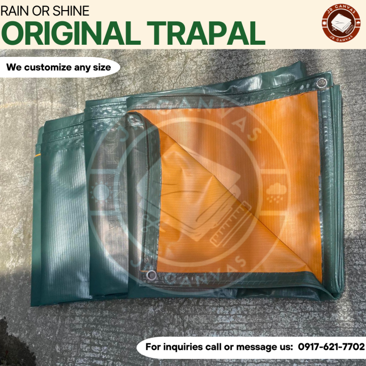 WITH ROPE ! 15x18ft Trapal Waterproof 100% Waterproof Trapal Lona tolda ...