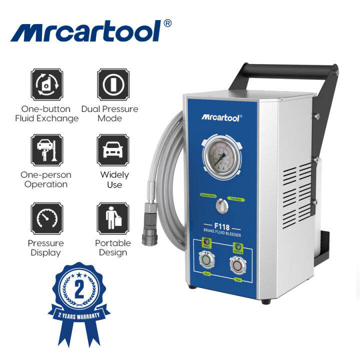 【Ready In Stock】MRCARTOOL F118 Car Brake Fluid Bleeder 12V Pulse Brake ...