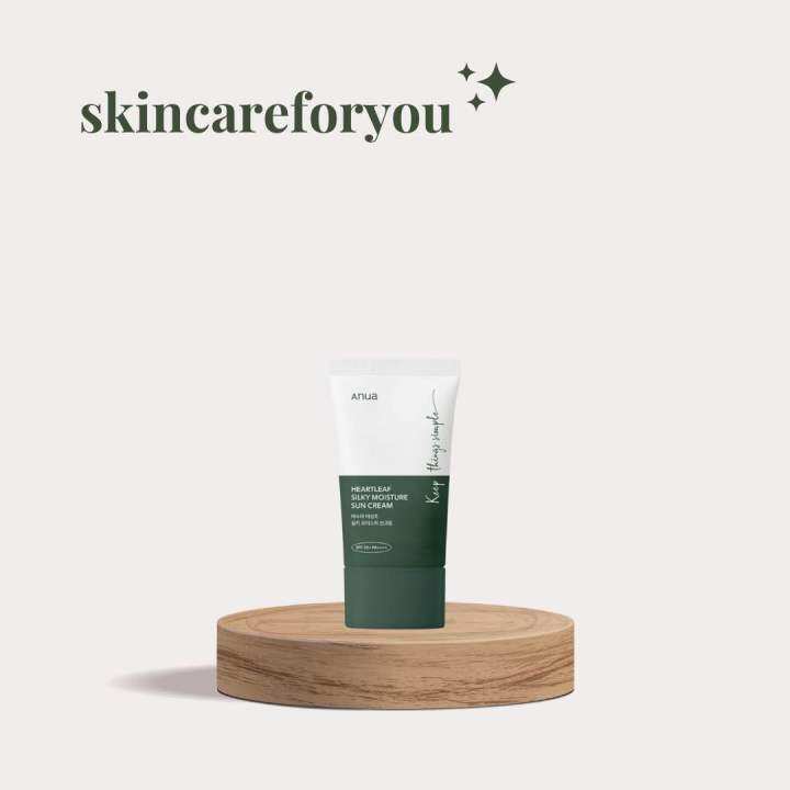 ANUA Heartleaf Silky Moisture Sunscreen 50ml by skincareforyou | Lazada PH