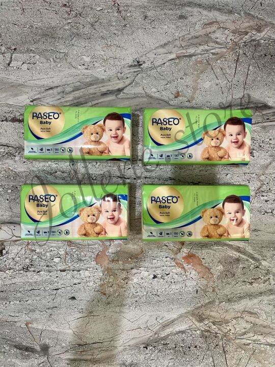 Paseo Baby Pure Soft Tissue Pack 130 Sheets 3 Ply | Lazada Indonesia