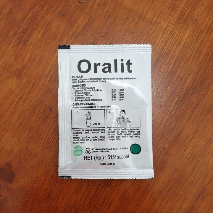 Oralit per 5 bungkus dgn Rasa Jeruk dan Rasa Plain | Lazada Indonesia