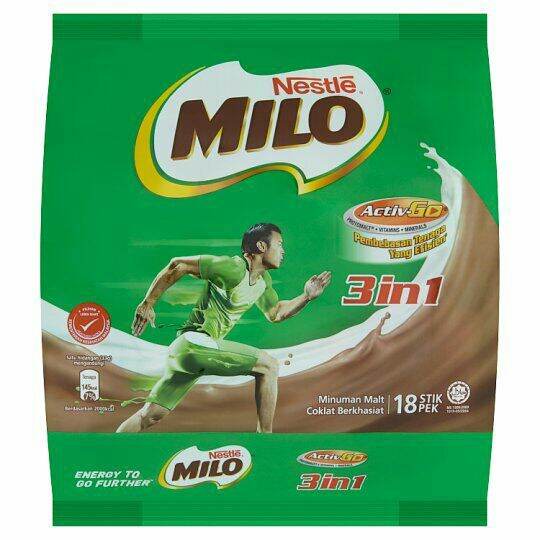 Nestlé Milo Activ-Go 3in1 Chocolate Malt Drink 18 x 33g | Lazada