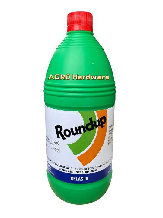 1L Roundup Glyphosate 41% Weed Killer ( Racun Rumpai / Lalang ) | Lazada