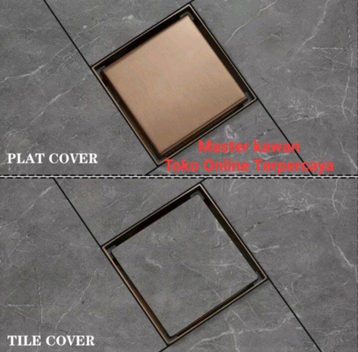 Smart Floor Drain Tile Insert Stainless Stell SUS 304 ROSE GOLD ...