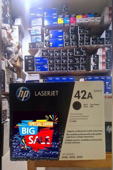 HP 42A Black Original LaserJet Toner Cartridge, Q5942A | Lazada PH