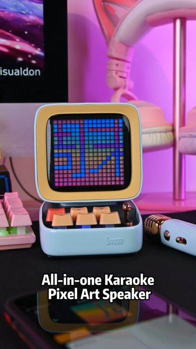 Original ของแท้ 100% รับประกันไทย Divoom Ditoo Mic ลำโพง Bluetooth ...