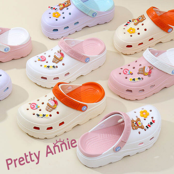 Pretty Annie รองเท้า ผู้หญิง รองเท้าแตะ รองเท้าแตะหญิง รองเท้าหัวโตผญ ...