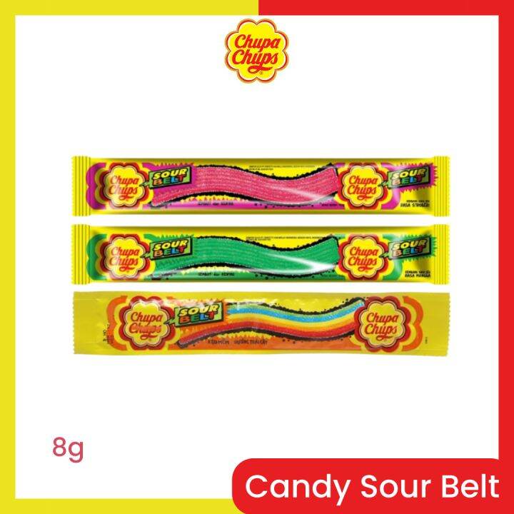 Permen Chupa Chups Sour Belt 8g | Lazada Indonesia
