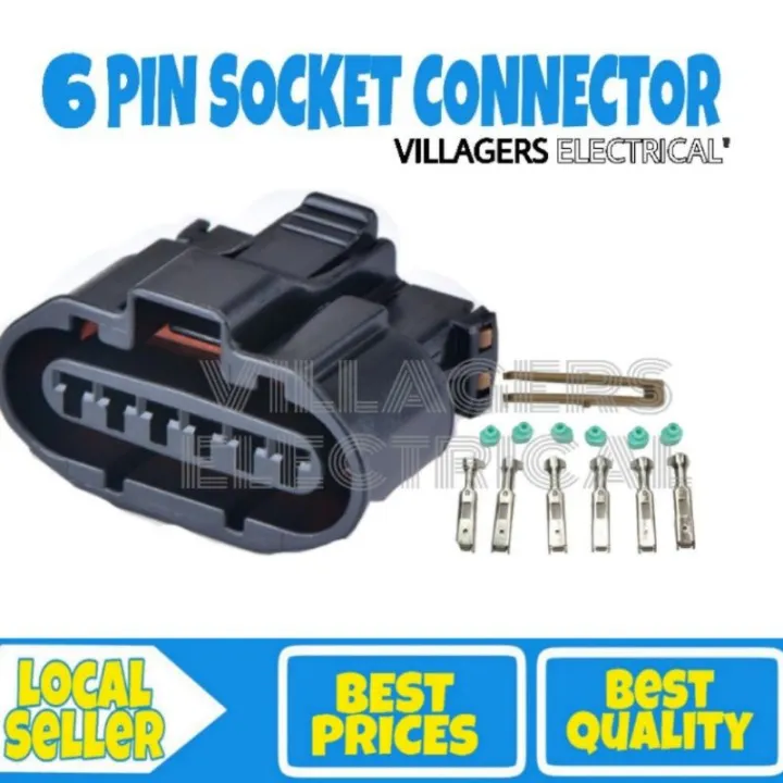6 Pin Proton Wira Perdana Satria Distributor Socket MMC SOHC | Lazada