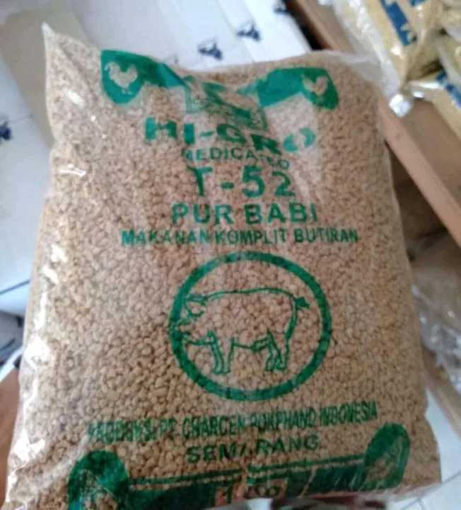 Pur babi T-52 Pokphand berat 1kg | Lazada Indonesia