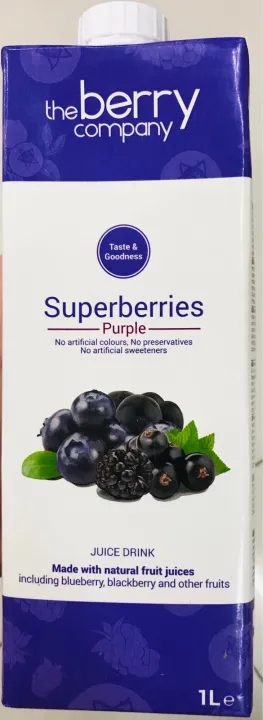 The Berry Company Blue Superberries Juice Drink 1L | Lazada PH