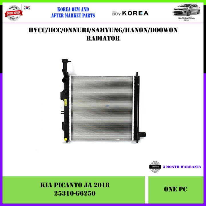 Kia Picanto JA 2018 Korea Aftermarket Radiator (25310-G6250) | Lazada