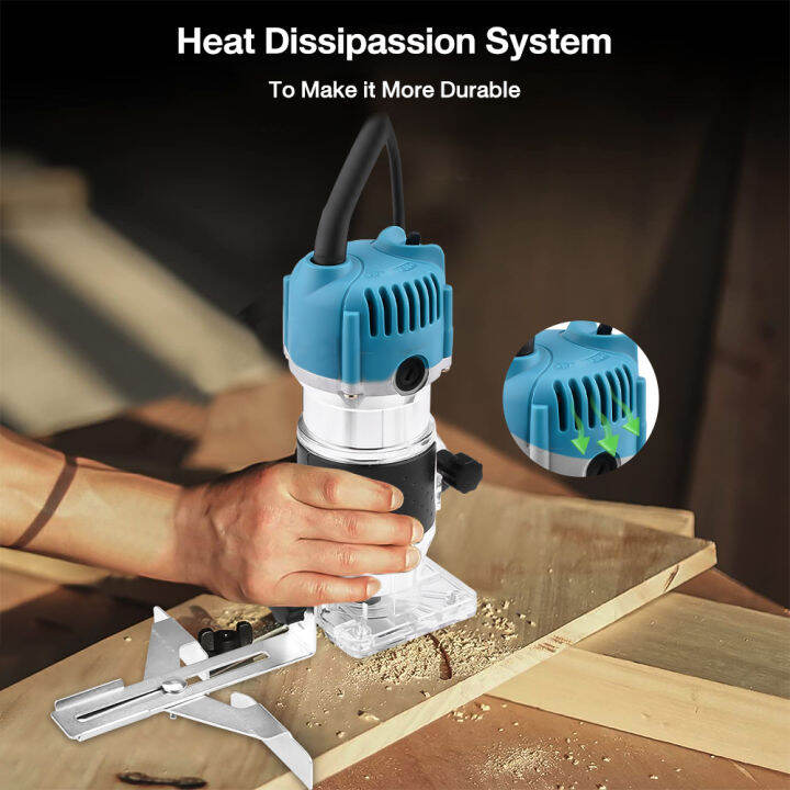 Makita Electric Wood Trimmer 1000W 220V Electric Trimmer Woodworking ...