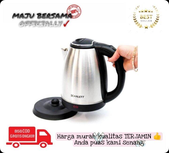 MB - Teko elektrik pemanas air panas stainless 2 liter termos pemanas ...
