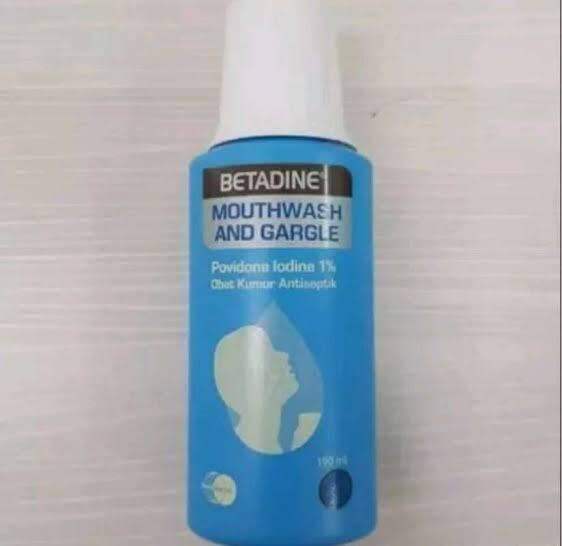betadine kumur Mouthwash and gargle 190ml | Lazada Indonesia