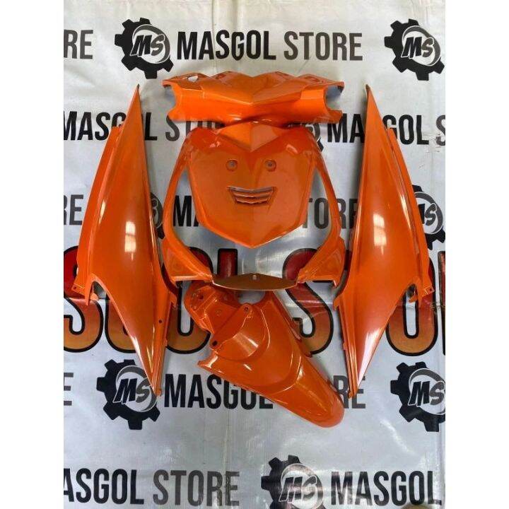 body full halus Honda beat karbu warna oren cover full body halus beat ...