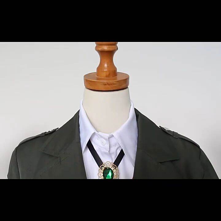 Anime Scout Regiment Army Green Cosplay Costumes Attack on Titan Survey ...