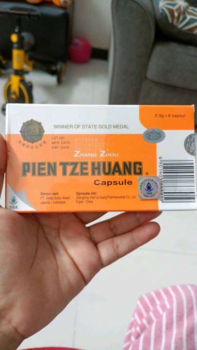 PIEN TZE HUANG CAPSULE OBAT PENYEMBUHAN LUKA OPERASI SSA | mengobati hepatitis, melancarkan ...