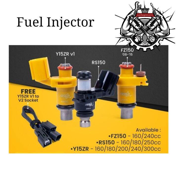 Fuel Injector Yamaha Y15ZR Y16 Nmax NVX FZ150 Honda RS150 | Lazada